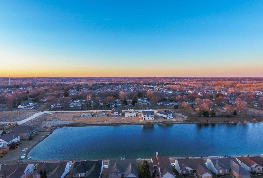 Waverly Aerial - New Home Builder in Michigan | Garrett Homes